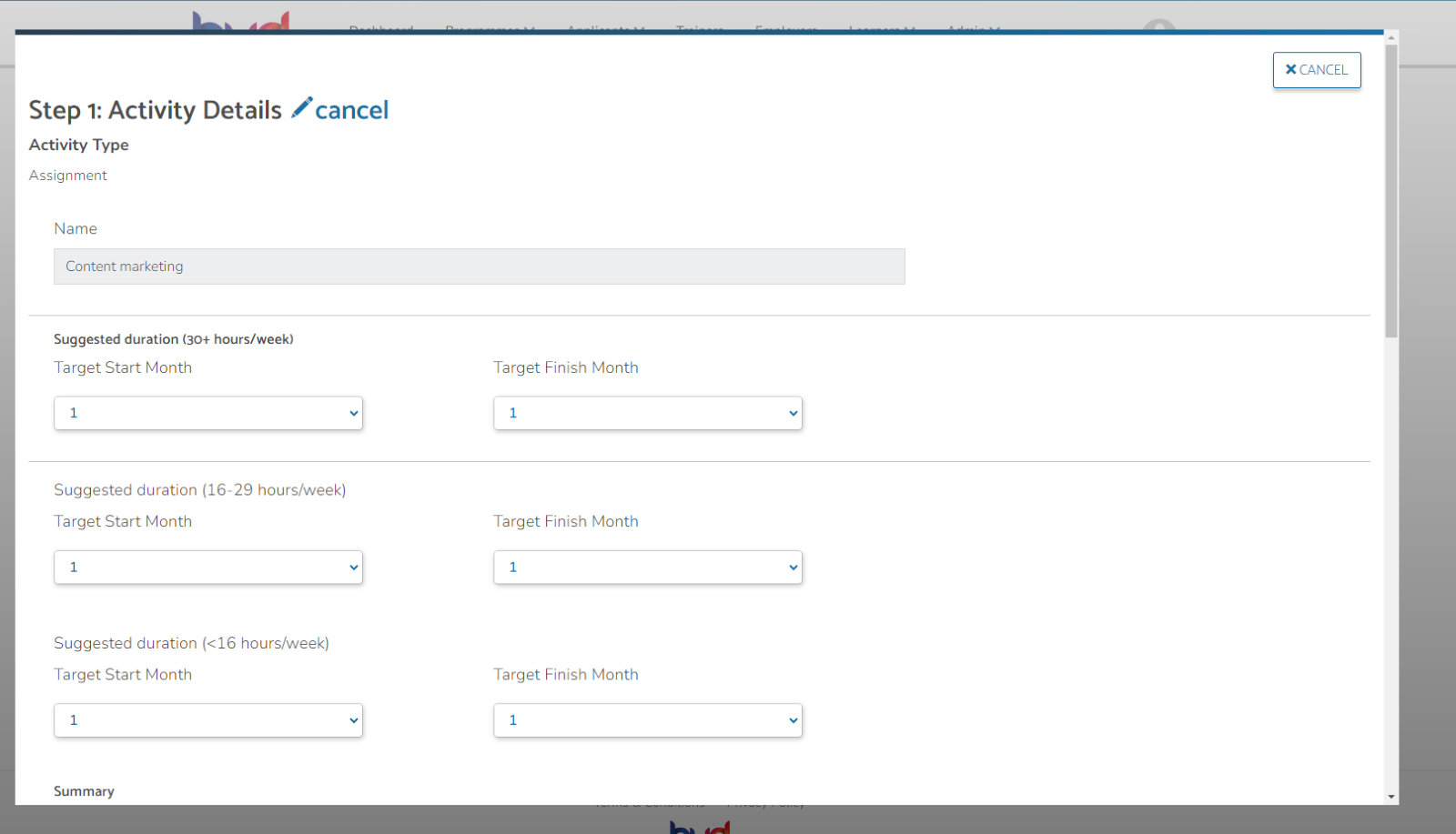 Activity Library - Adding Activities to an Other Skills and Training ...
