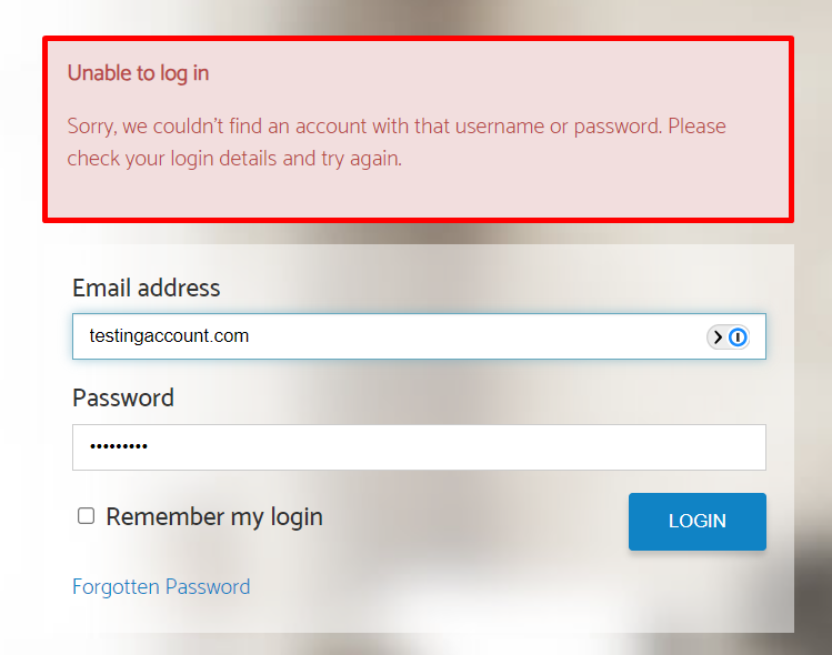 Learner FAQs - Why am I getting account not recognised when I try to log in – Bud Systems