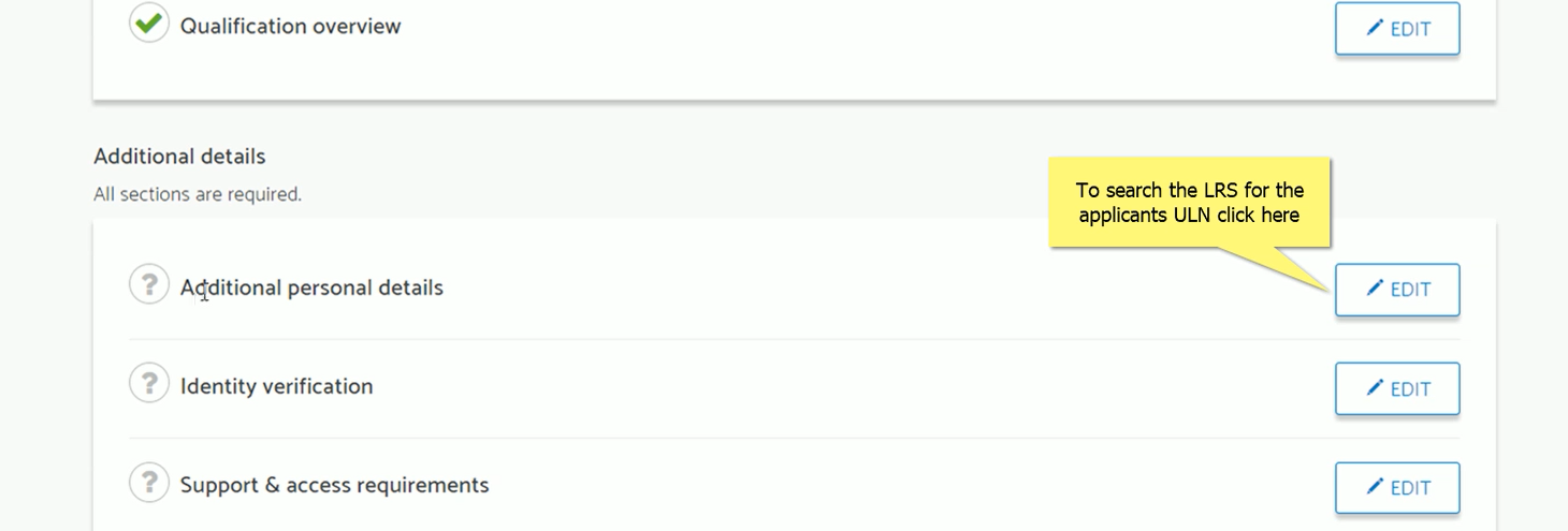 Enrolment - Additional Details - Using the Learning Records Service ...