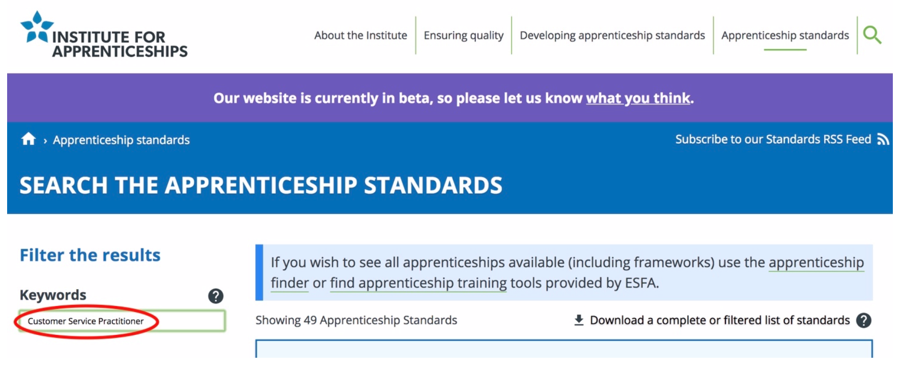 Programme Activity Builds - Interpreting Standards and Qualifications ...