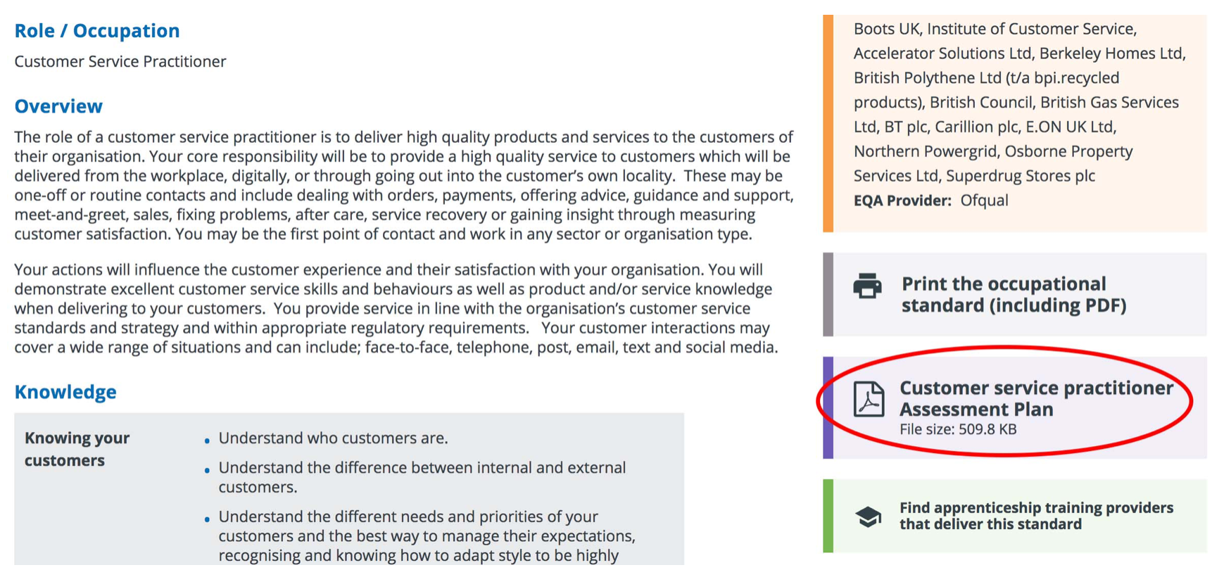 Programme Activity Builds - Interpreting Standards and Qualifications ...