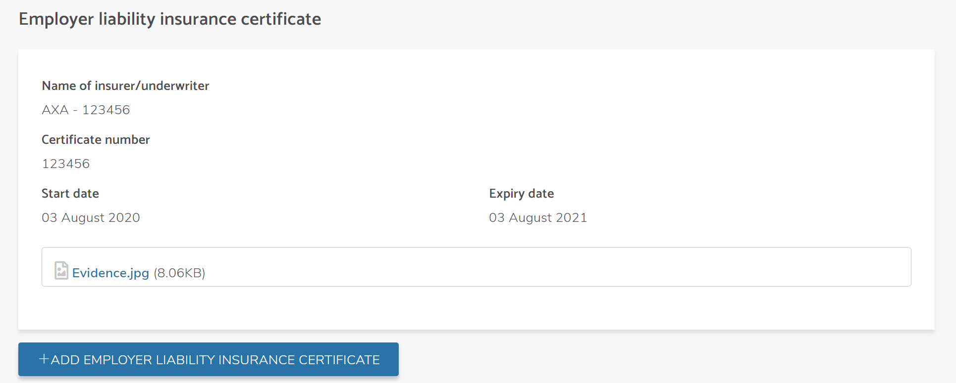 Storing Documents Against an Employer in Bud – Bud Systems
